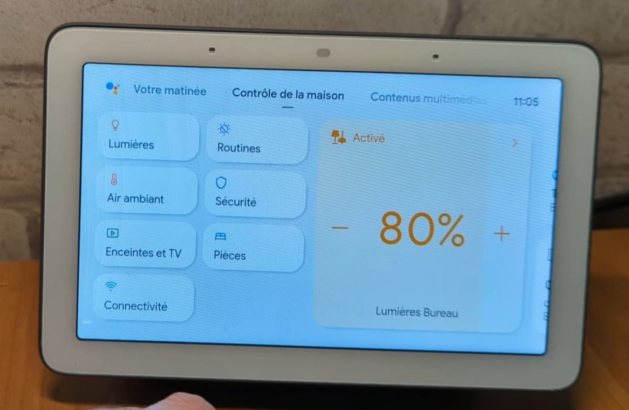 Une nouvelle vignette “sécurité” sur les Nest Hub - Google Home France
